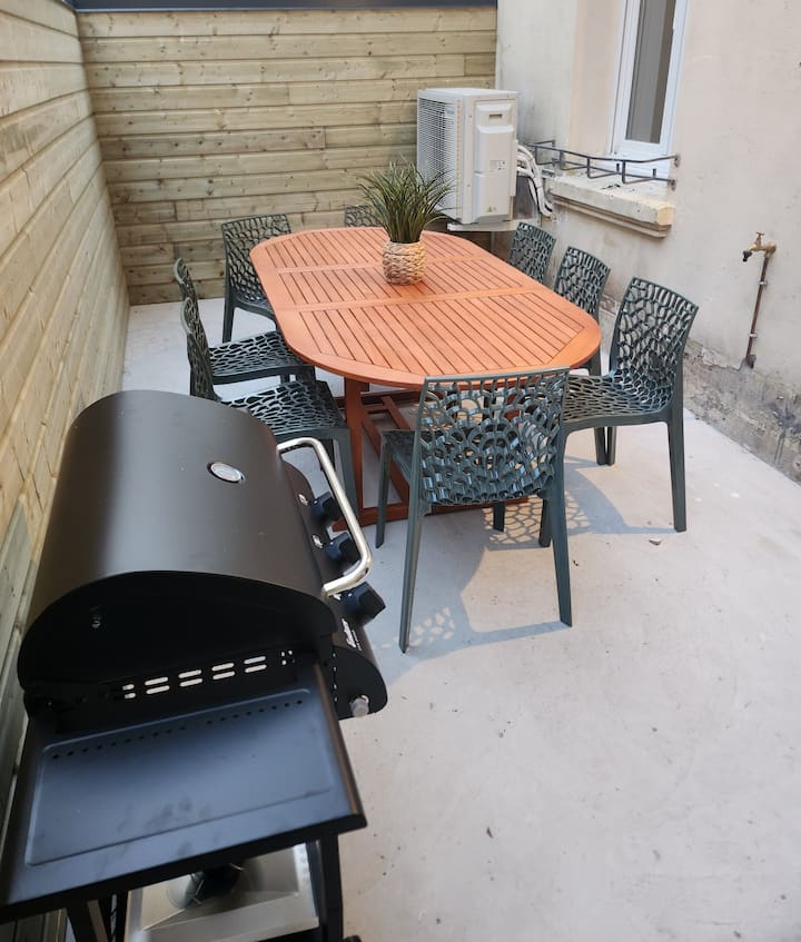 Appartement Rdc "La Terrasse Fleurie" - 르 뚜께-빠히-쁠라쥬