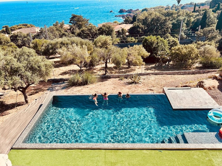 Splendide Villa Vue Mer / Piscine - Saint-Raphaël