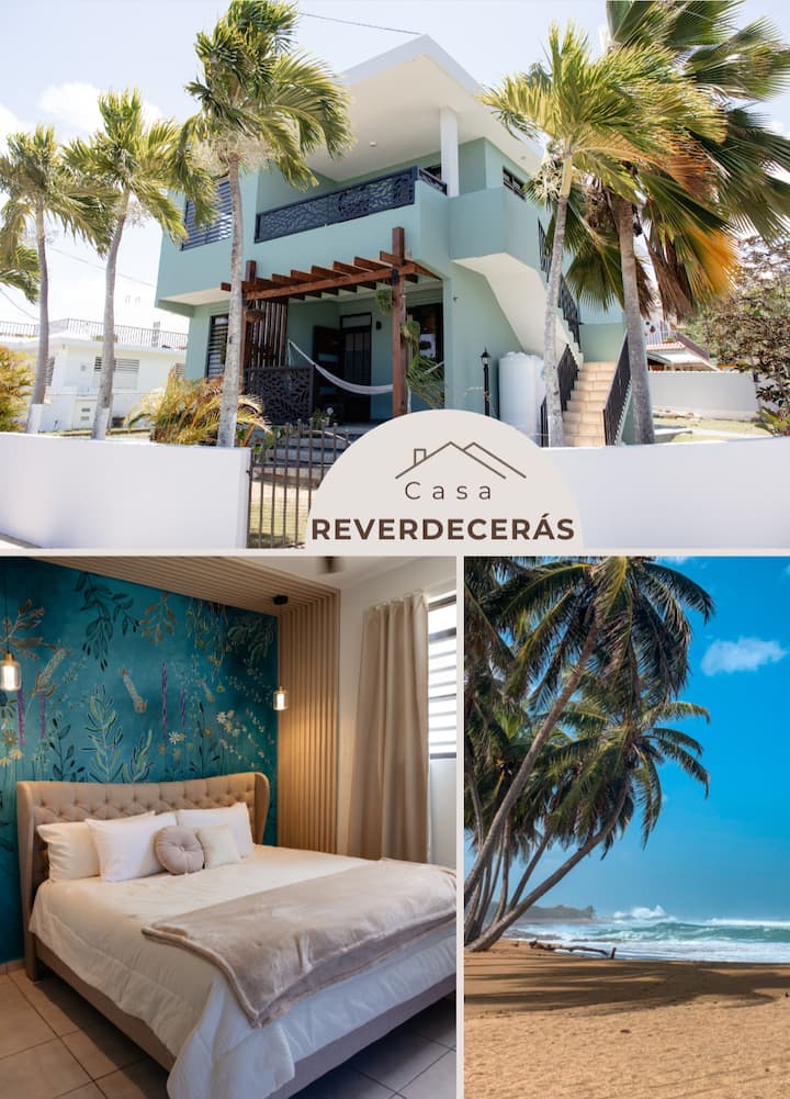 Frente Al Mar Casafamiliar Rústica Equipada Para 8 - Puerto Rico