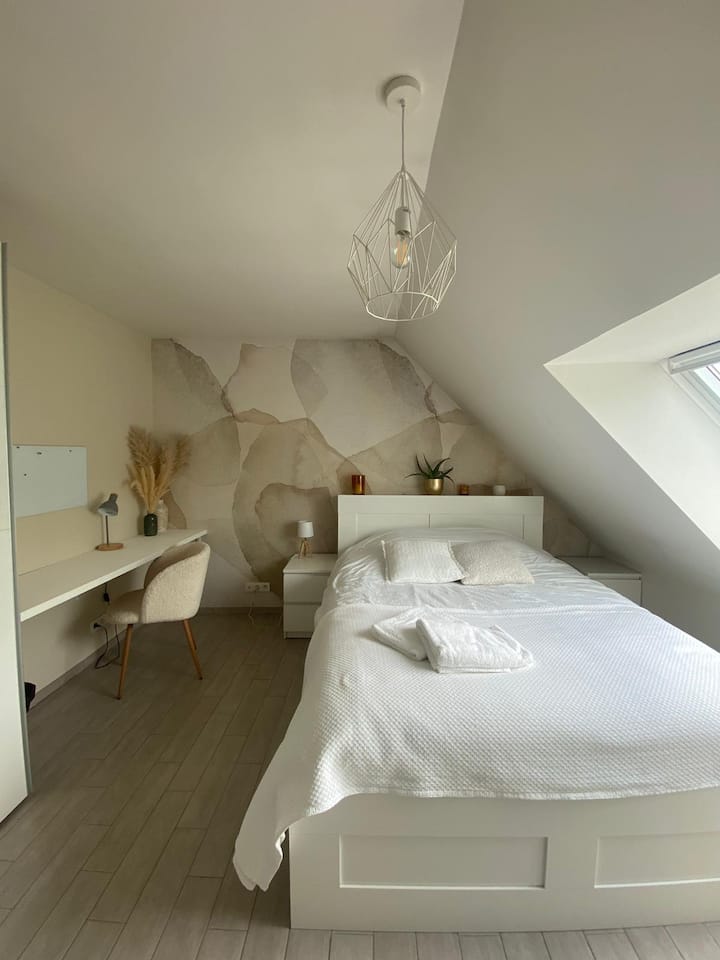 Une Chambre, Maison, Garage Clos - Le Mans