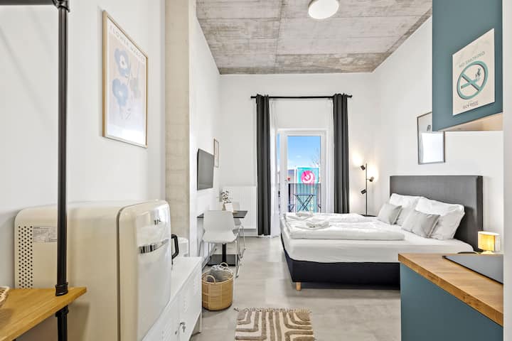 Modernes Studio Mit Balkon - Ruhig Und Stilvoll - Mindelheim