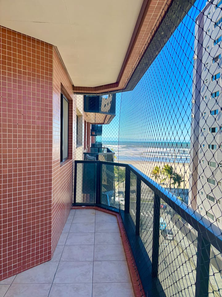 Piscina Coberta| Frente Mar| 2 Dorm | 6x S/ Juros - Praia Grande