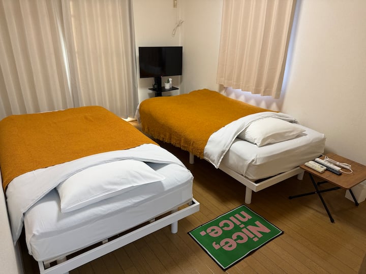 2dk/40平米/駐車場無料/wi-fi/ 冬の小さな集まりに貸切宿 - 倉敷市