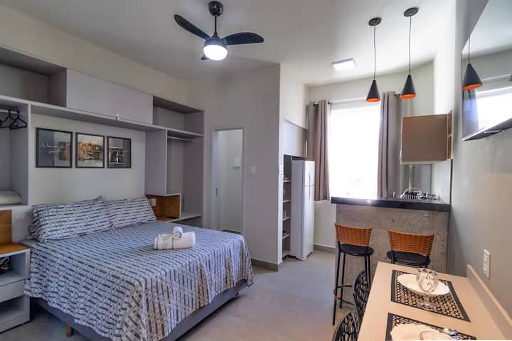 Studio Reformado No Centro Da Cidade 6x Sem Juros - Belo Horizonte