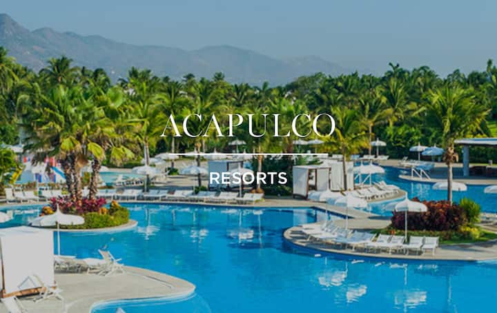 Villa 3 Recámaras  Mayan Campo De Golf Con Playa - Acapulco