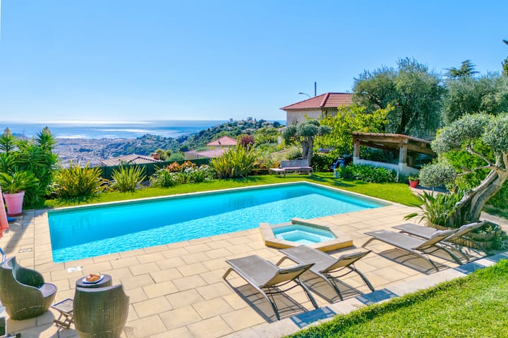 Villa D’exception, Vue Mer Panoramique Sur Nice - Nice