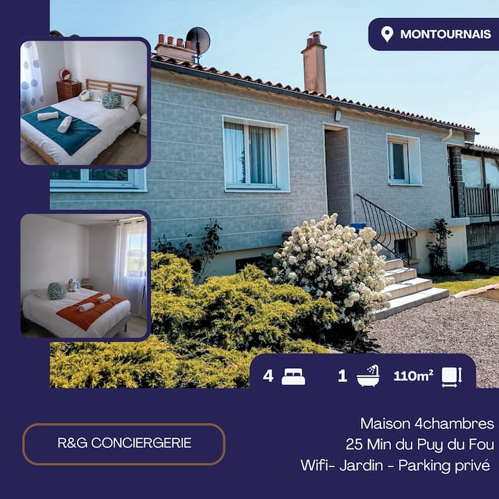 Pavillon Du Capitaine – 25min Puy Du Fou – By R&g - Pouzauges