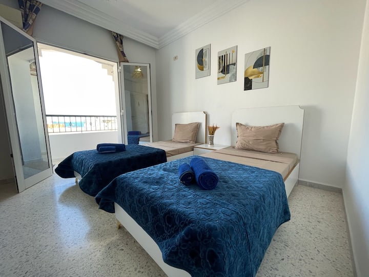 Lovely 2 Bedroom Apartment Breathtaking Sea View - Sousse