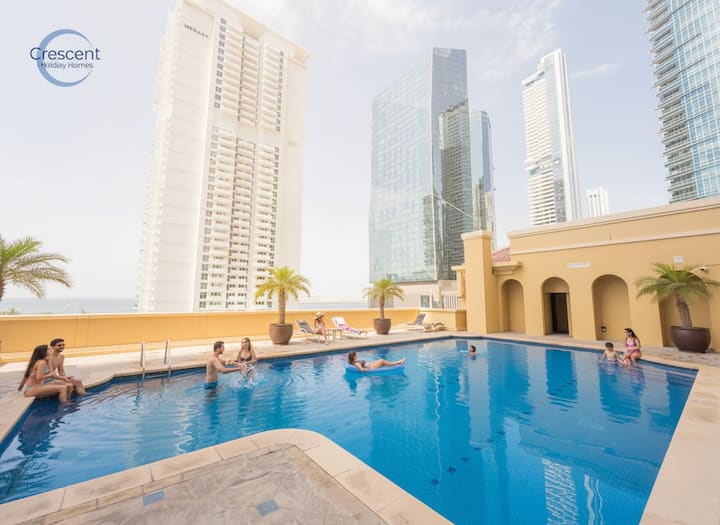Relaxing Beach Escape 2 Bedroom In Jbr - 迪拜碼頭