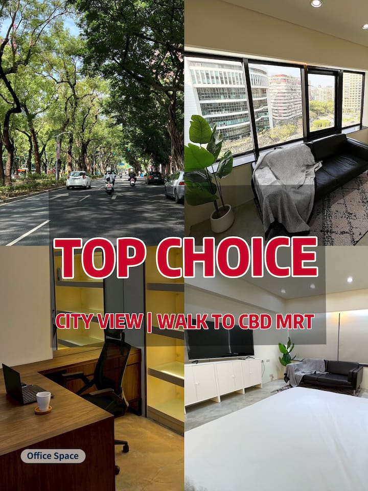 Core Taipei, Stylish, 6 Min Walk Cbd Mrt, Desk Wfh - Beitou District