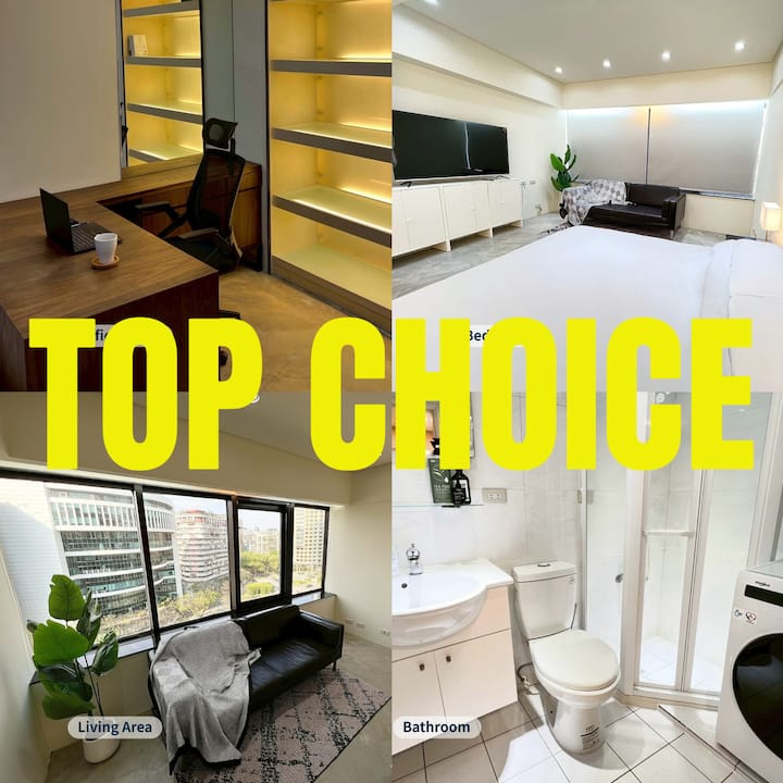 Core Taipei, Stylish, 6 Min Walk Cbd Mrt, Desk Wfh - Taipei