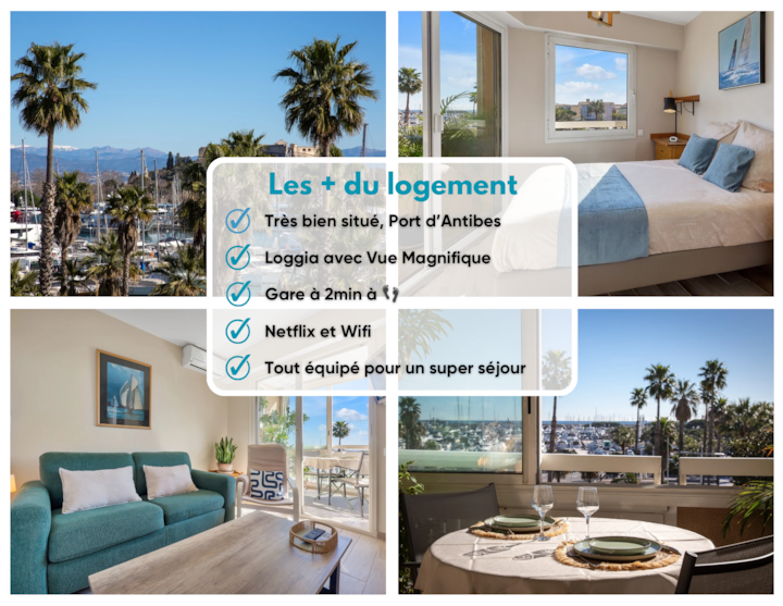 New Loggia Vue Magique Sur Le Port - Antibes