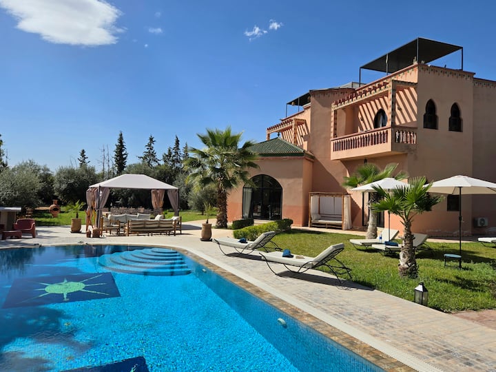 Villa Luxe 7 Suites - Piscine Chauffée & Tente - Morocco