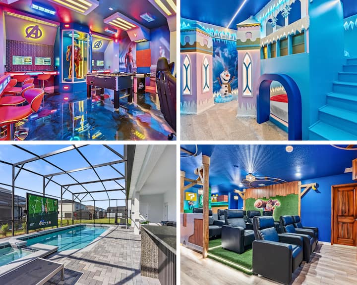 2026 Themed 10 Bedrooms/pool Led At Windsor Cay - United States