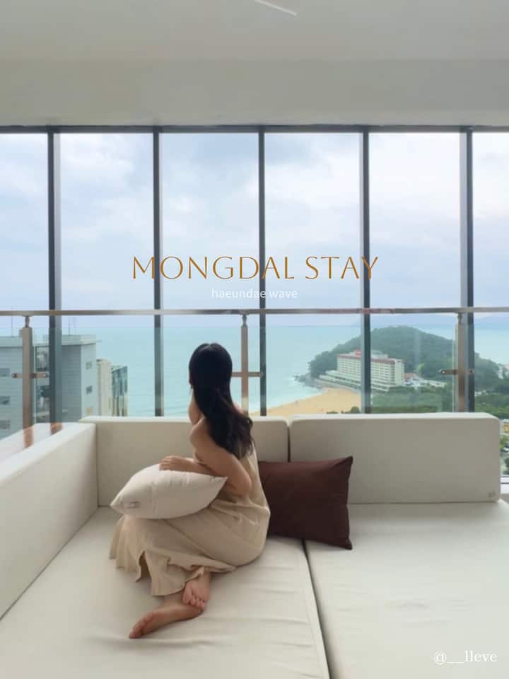 Seacinema/fireplace/lp/beach2min/8minstn/2&freebed - Busan