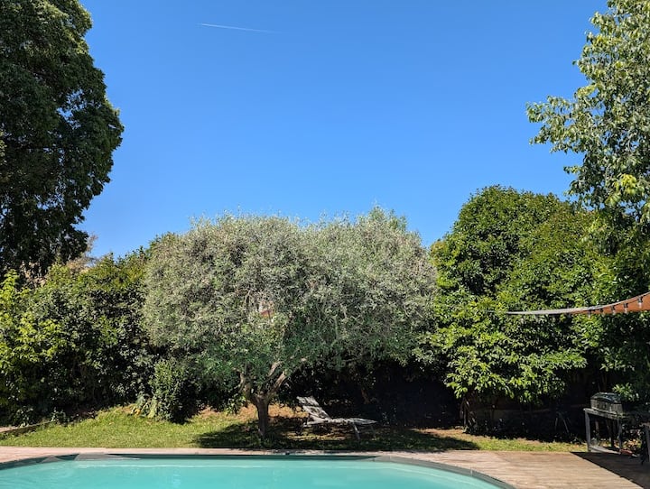 Maison Familiale Piscine Proche Mer Et Commodités - French Riviera