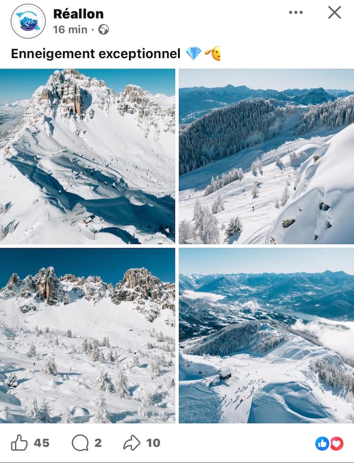 Appartement Cosy 6 Couchages – Au Pied Des Pistes - Chorges