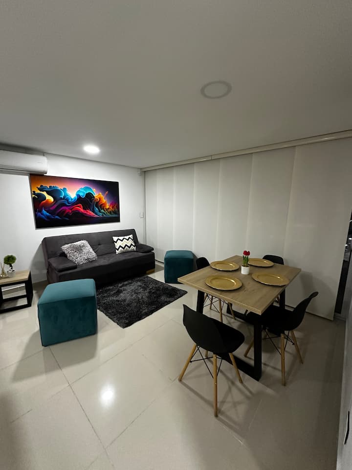 Apto En La Milla De Oro+a/c Habitación, Sala +Pool - Ibagué