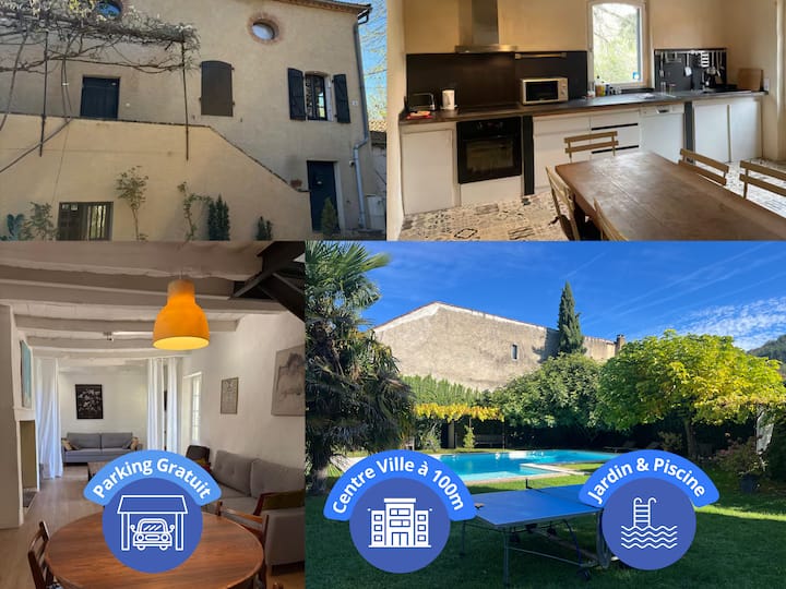 Maison Du Midi - Campagne En Centre Ville - Lot