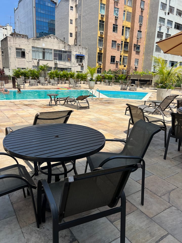 Lindo Apartamento Em Copacabana Em Apart Hotel - Copacabana