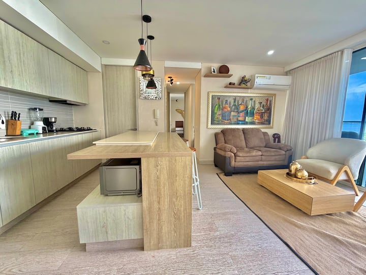2 Hab | Jacuzzi Privado | Piscina + Rooftop + Gym - Cartagena