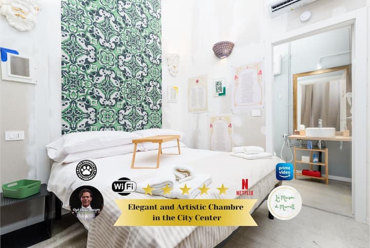 [Centro] Chambre Sibilla Cumana - By Chef Marretti - Turin