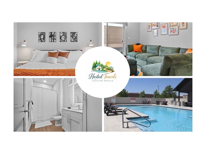 Modern Apt, Sectional, Pool, Gym, Bike Storage - Rogers, AR