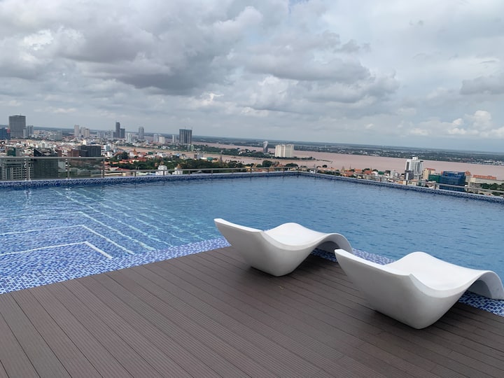 Best M Apartment In Central, Gym - Phnom Penh