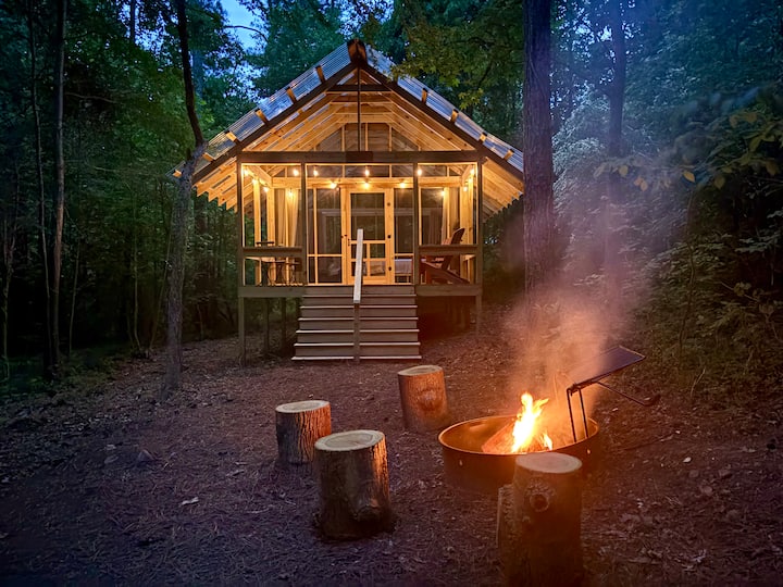 Glamping Screenhouse At Kerr Lake —&nbsp;"The Hideaway" - Lake Gaston