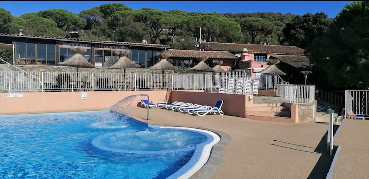 Charmant Mobil-home 40m2  Parc 4* Golfe St-tropez - French Riviera