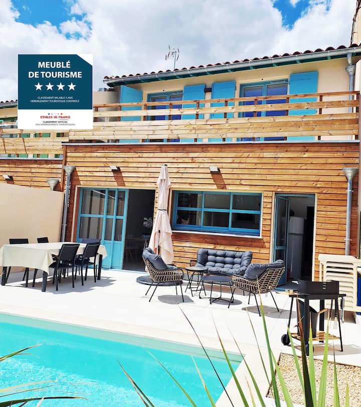 Villas Cyan- Bleue- Balaruc-4* Meublés De Tourisme - Frontignan