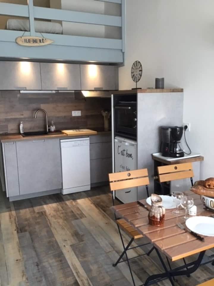 Charmant Appartement à Rivedoux Plage Face Mer - - Rivedoux-Plage