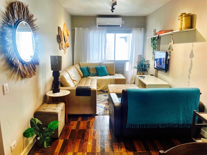 Apê Lar Doce Mar - Santos, Brasil