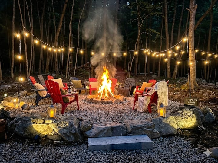 Lux 5br Home, Ski, Sauna, Golf, Firepit, Mtn Creek - New Jersey