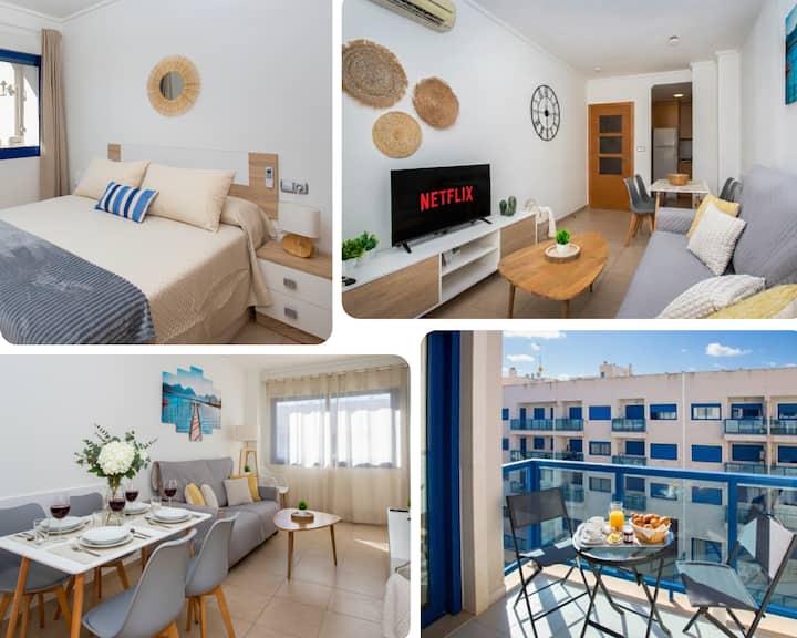 Apto 1 Hab | Piscina&nbsp;&&nbsp;Parking | 10 Min Aeropuerto - Alicante