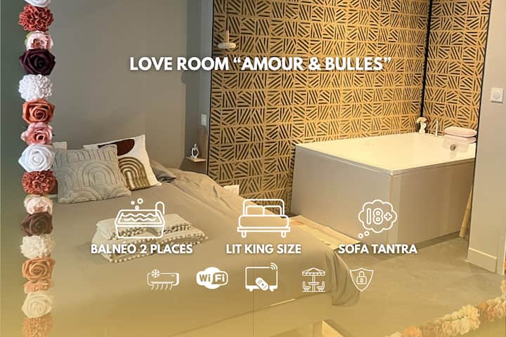 Love Room à Valence - Balnéo - Escapade Romantique - Bourg-lès-Valence