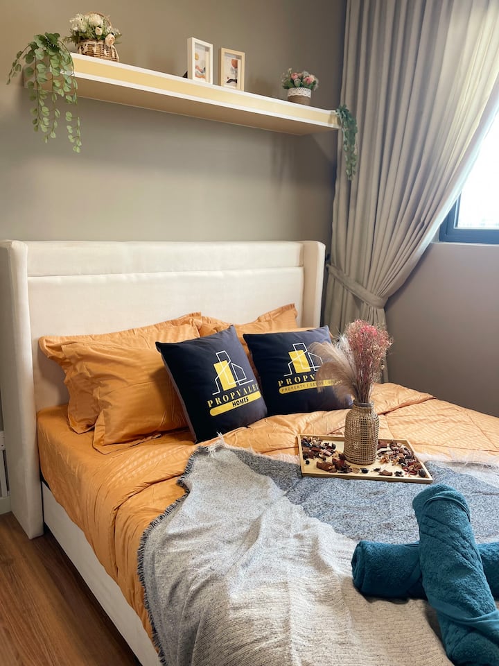 #Rz4 Cozy Queen Bedroom With Tv - Kl City - 吉隆坡