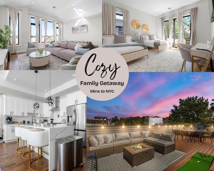 Lux 3br Home W/ Rooftop Oasis| Mins To Nyc+metlife - New York