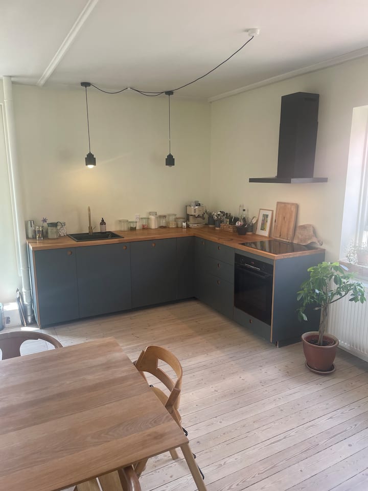 Spacious And Family Friendly Apartment In Nørrebro - Kopenhag