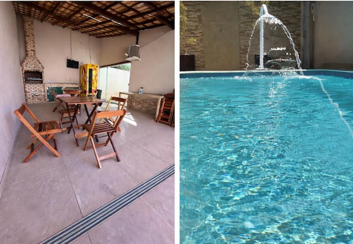 Casa Com Piscina, Churrasqueira, Ar E Garagem - Cabo Frio