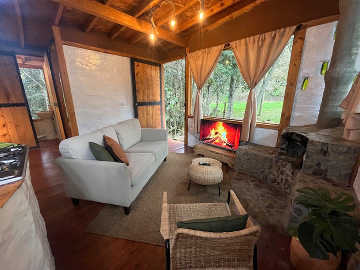 Nature Getaway - Cabin In The Woods In Santa Elena - Guarne