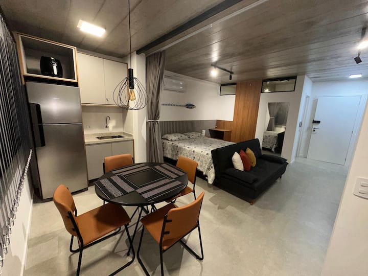 Studio Moderno A 5 Minutos Da Praia Do Tenório - Ubatuba