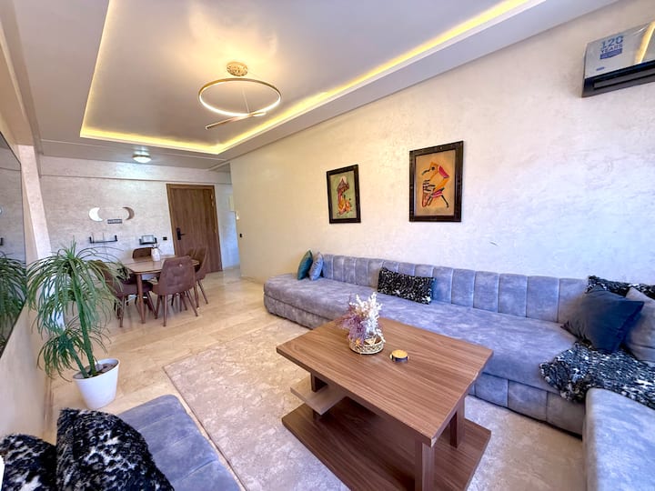 Appartement Confort Guéliz– 2 Ch • Piscine • Fibre - Marrakech