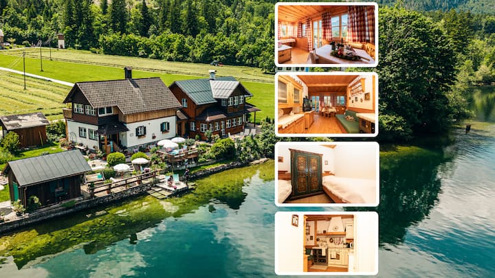 Apartment Narzisse | Lakefront | Kitchen | Parking - Grundlsee