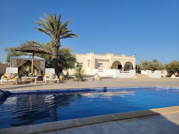 Villa Sans Vis-à-vis + Piscine - Djerba