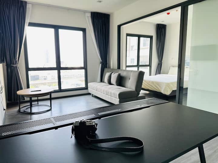 泳池健身房/Bts步行2分钟/近icomsiam/市區居家辦公 - Thailand