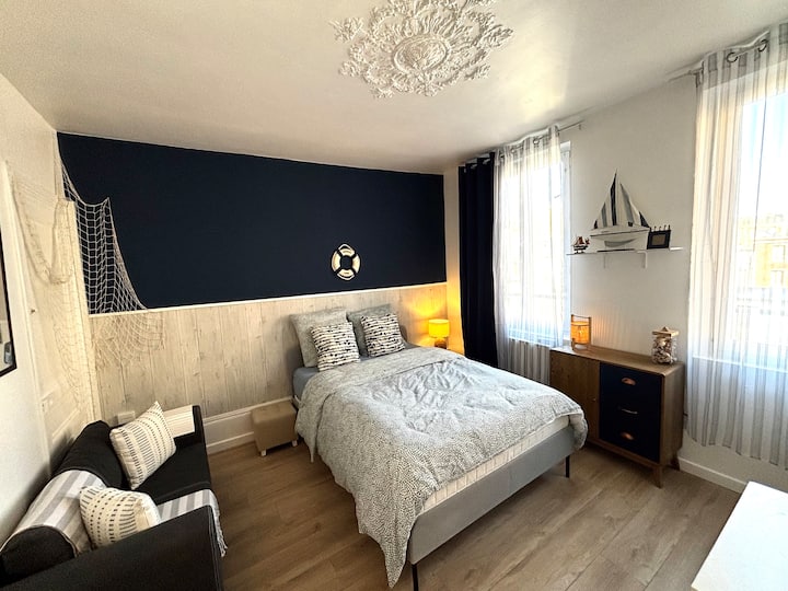 Cosy Studio - Centre Ville - Proche Gare - Plage - Le Havre
