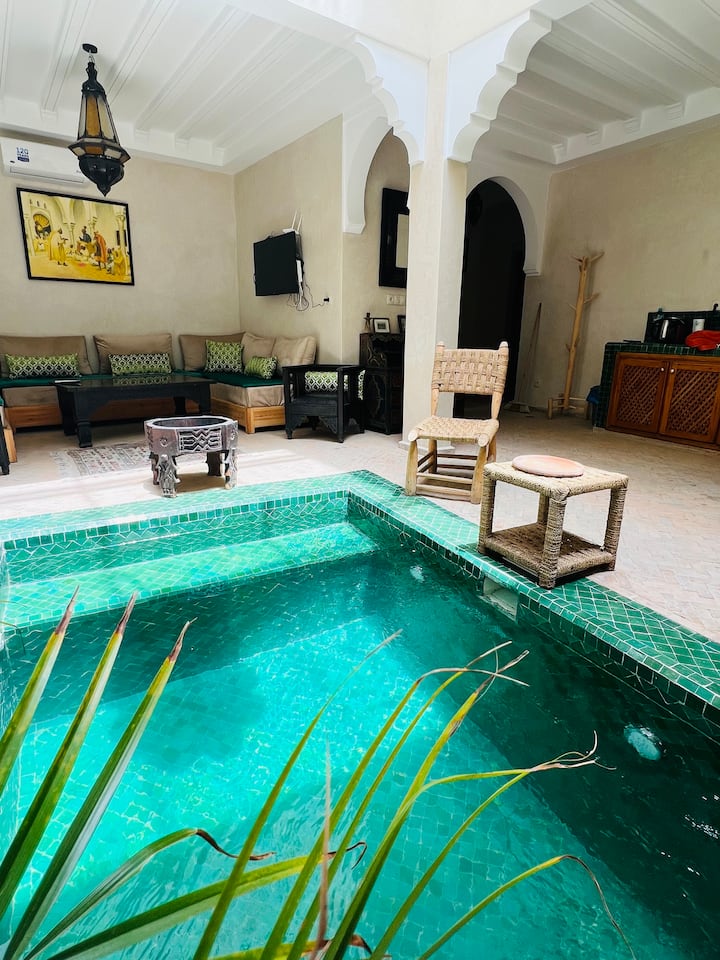 Riad Privé Emeraude By Sk Piscine Spa Tv Connectée - Marrakesch