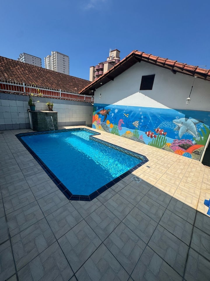 Casa Em Praia Grande Com Piscina Aquecida - Praia Grande