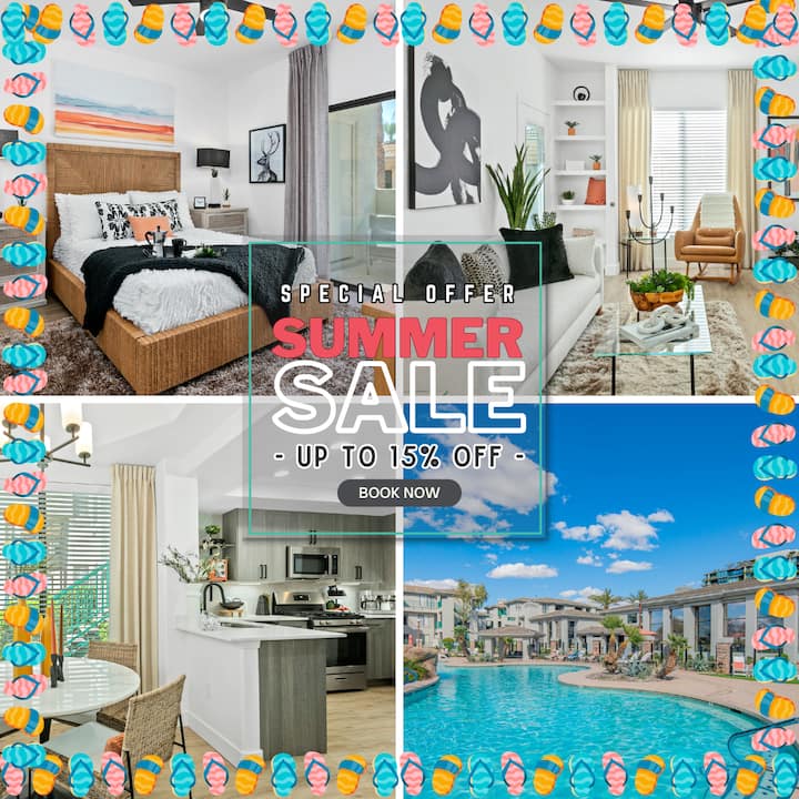 Relax & Unwind | Ground Floor, Hot Tub & Fire Pit - Scottsdale, AZ